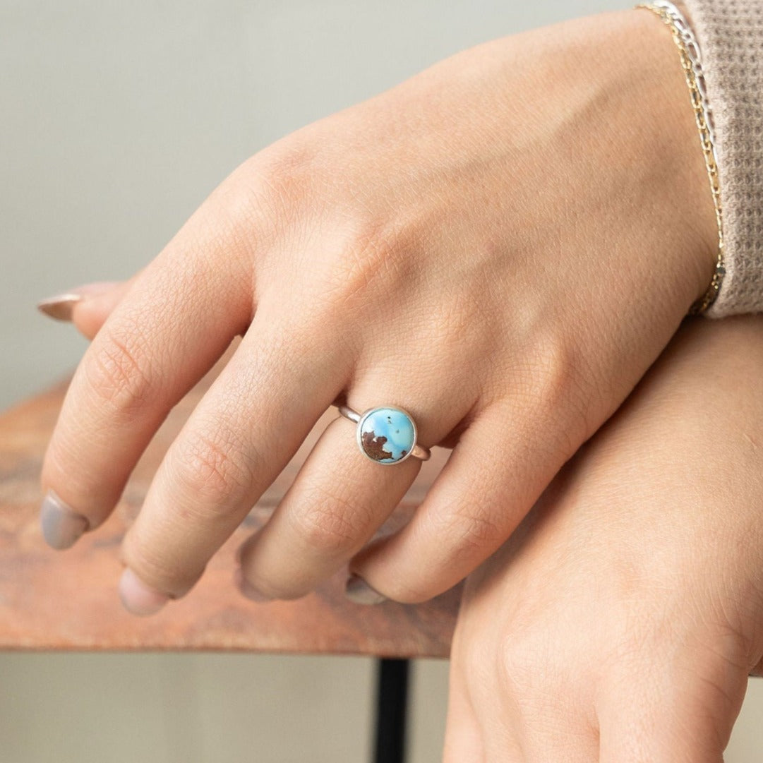 Golden Hill Turquoise Ring - Size 6 – Indie Rae